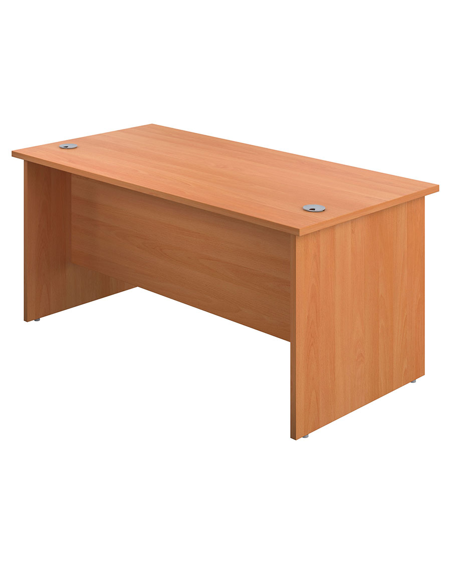 Panel End Rectangular Workstation 24H